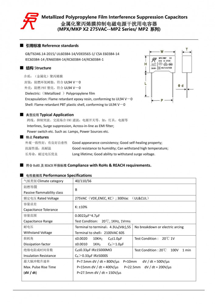 SRD MP2 Series datasheet page 1