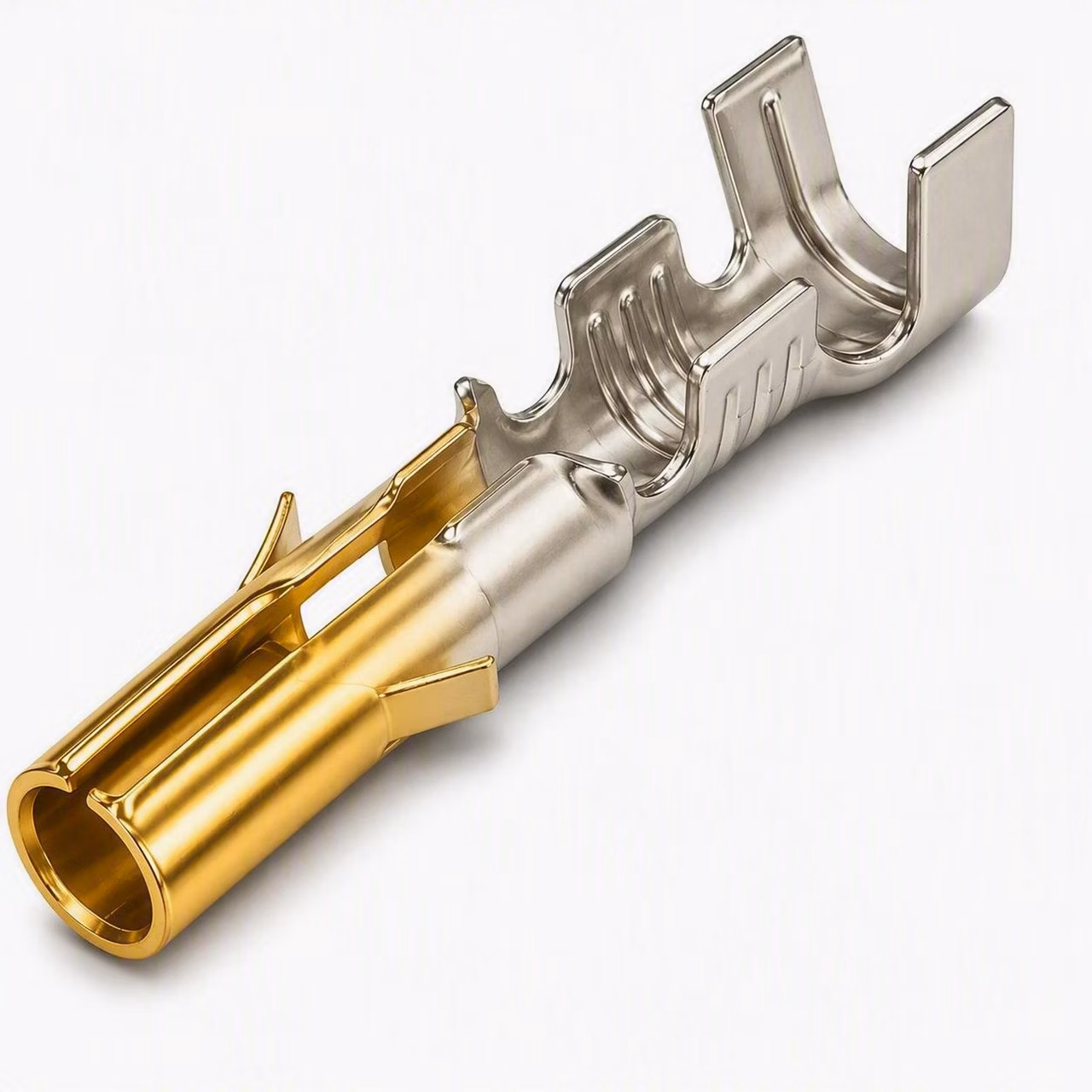 MOX Crimp Terminal, Female, 0.635mm, 0.22-0.60mm², Reel, 2 Points Selective Gold