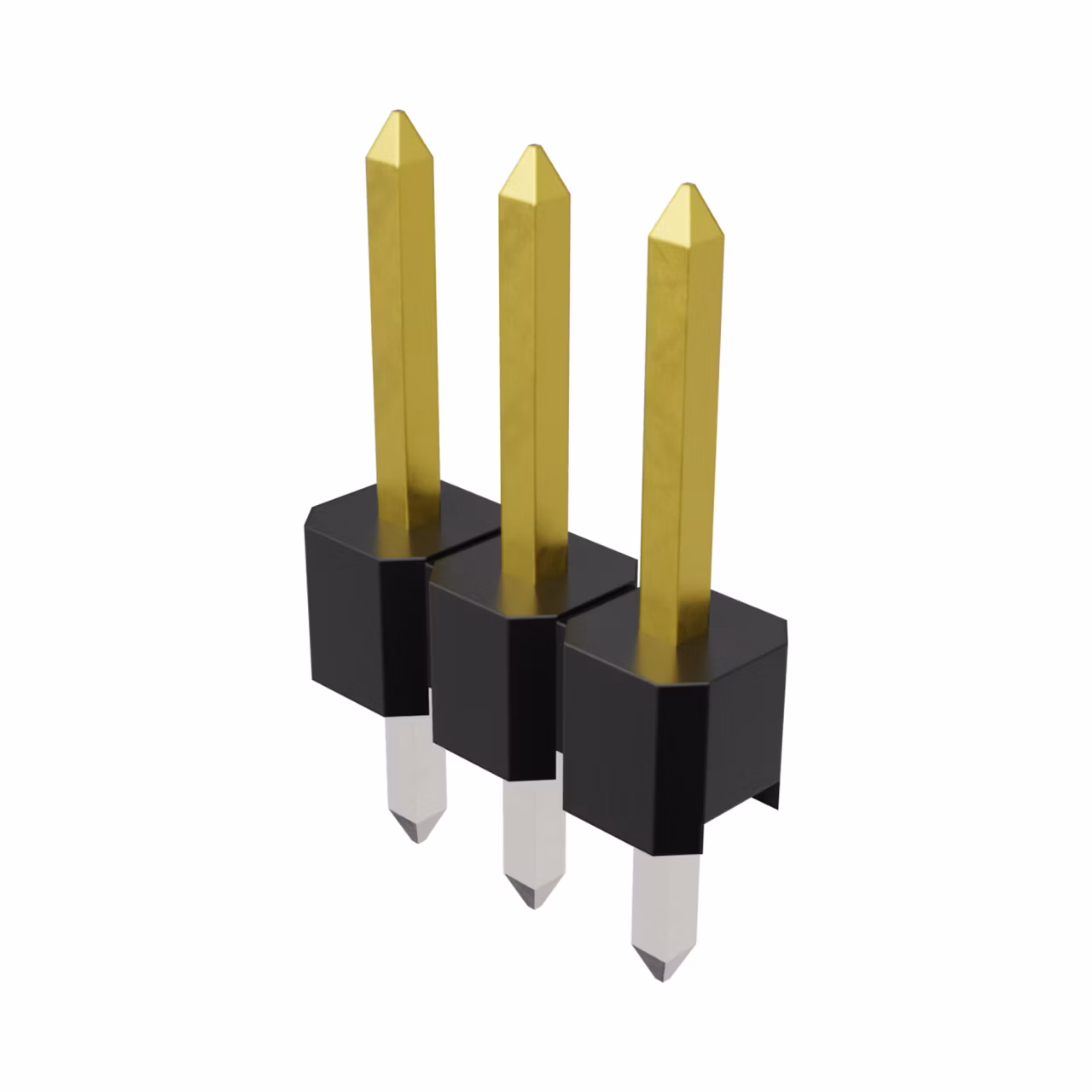 KK 254 PCB Header, Through Hole, Breakaway, Vertical, 3 Circuits, 0.75µm Gold (Au) Plating, Tape and Reel Packaging without Cap, Lead-Free for sale