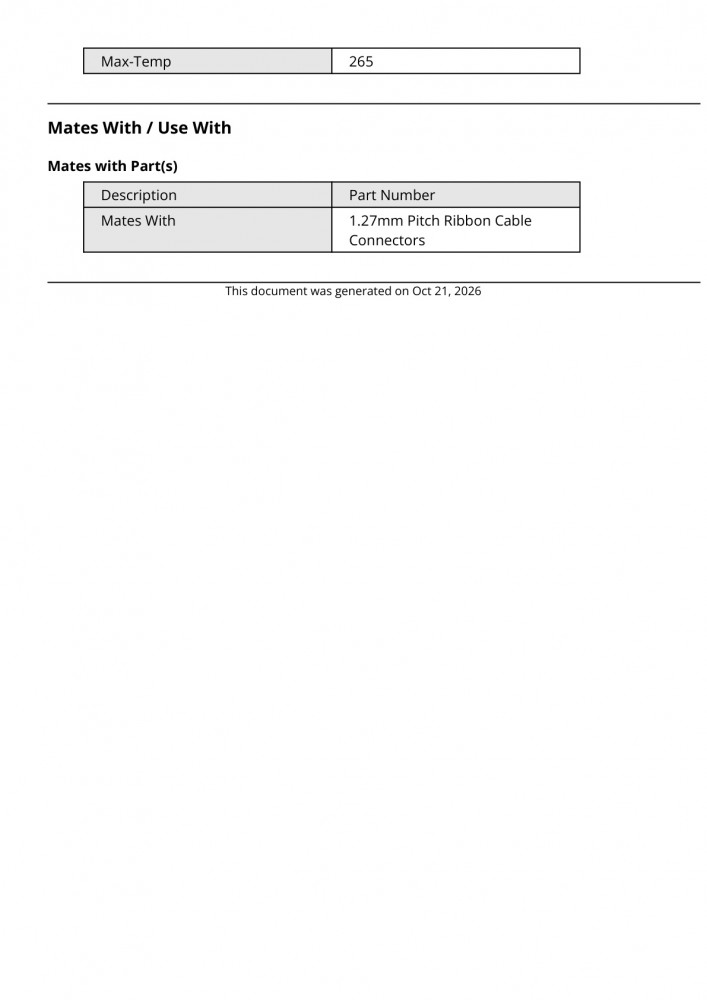 MOLEX 878342441 technical document preview 4