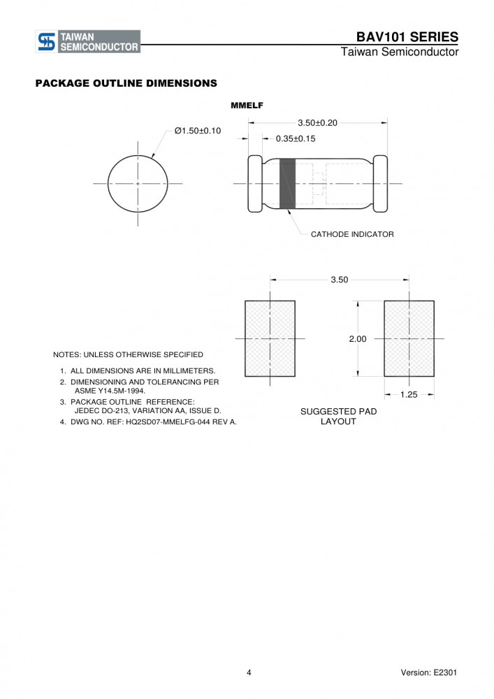 BAV103 datasheet page 4