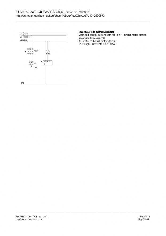 Phoenix Contact 2900573 technical document page 5