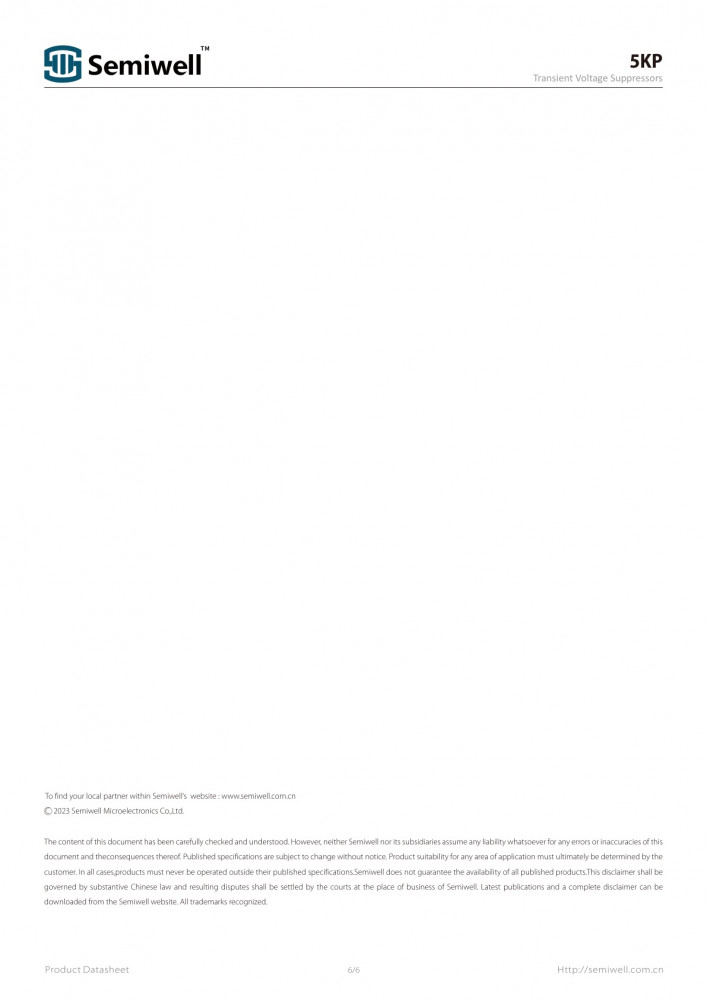 5KP40CA datasheet page 6