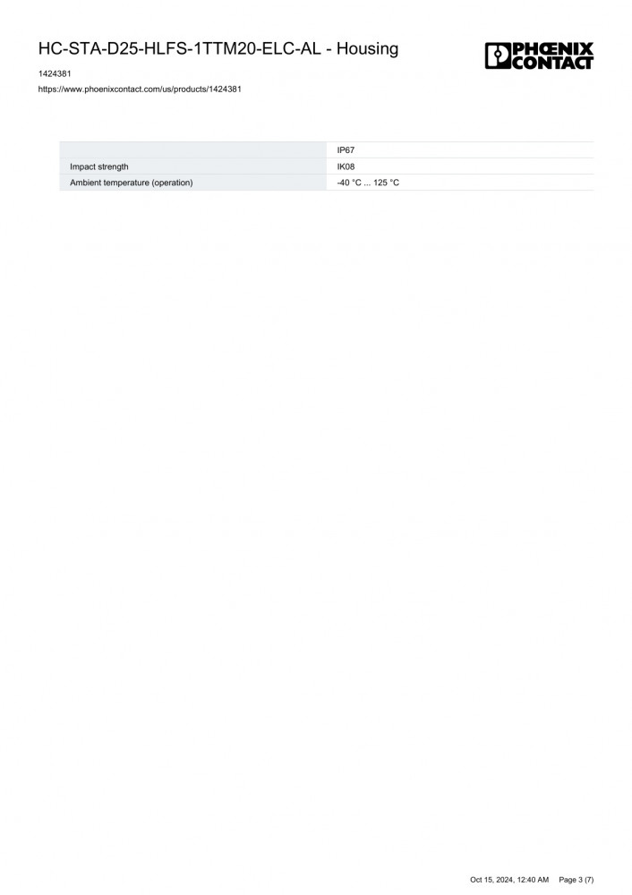 Phoenix Contact 1424381 technical document page 3