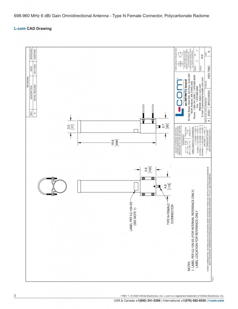 HGV-706U technical document page 3