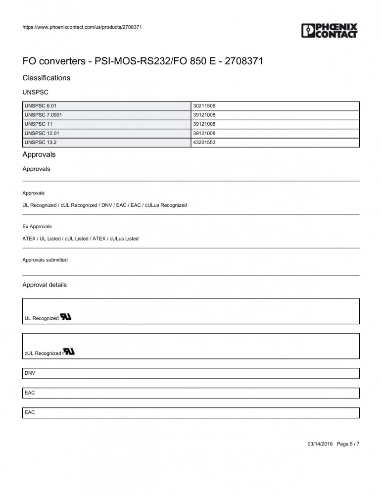 PSI-MOS-RS232/FO 850 E technical document page 5