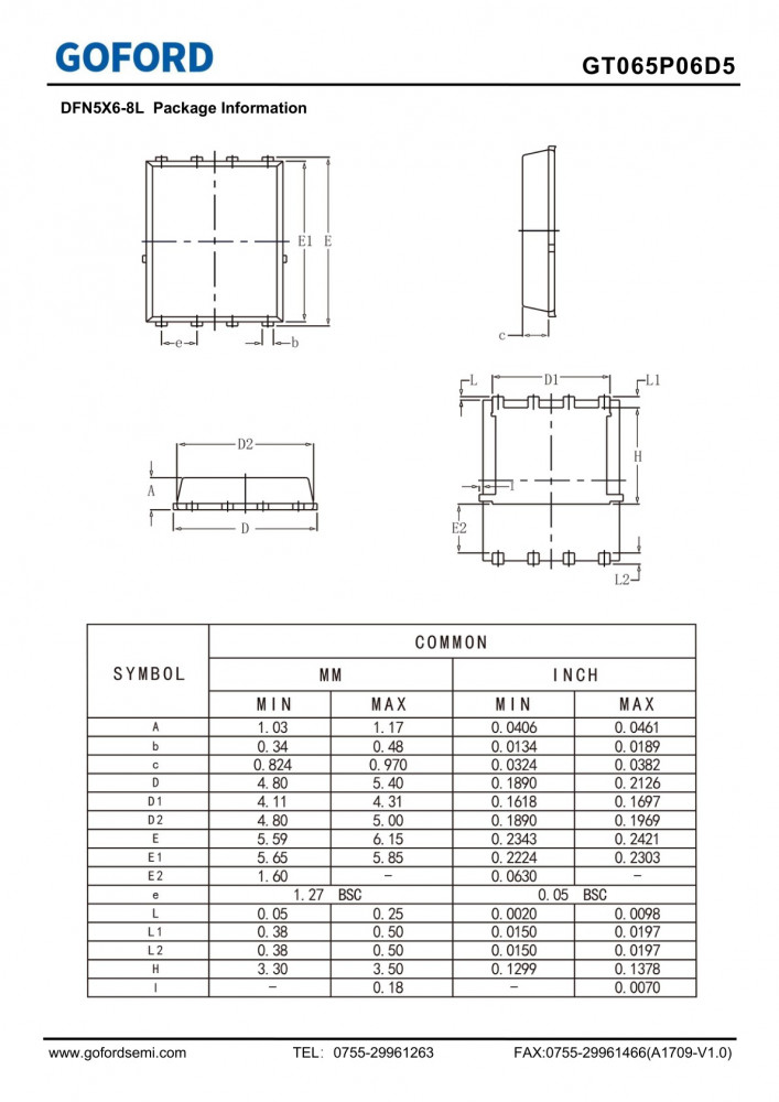 GT065P06D5 datasheet page 6