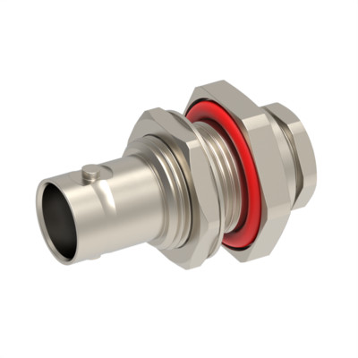 TNC / STRAIGHT SQUARE FLANGE JACK CLAMP TYPE - CABLE 2/50 S
