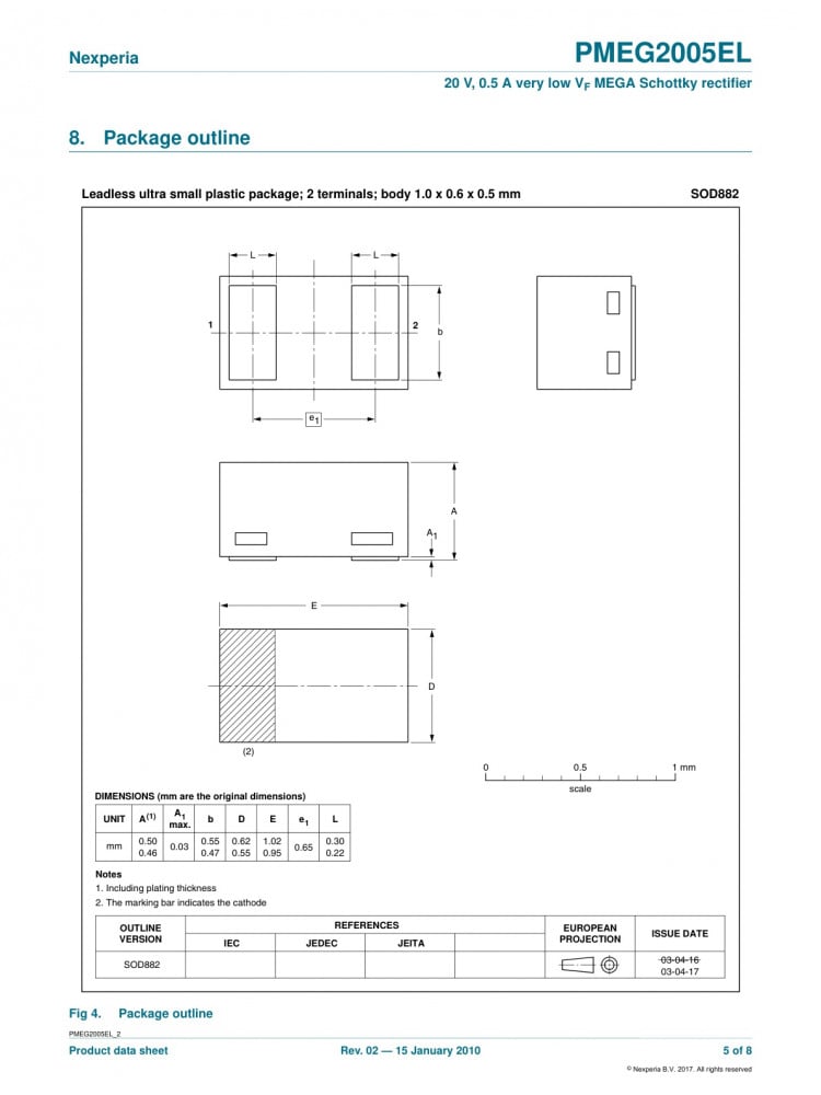PMEG2005EL datasheet page 5