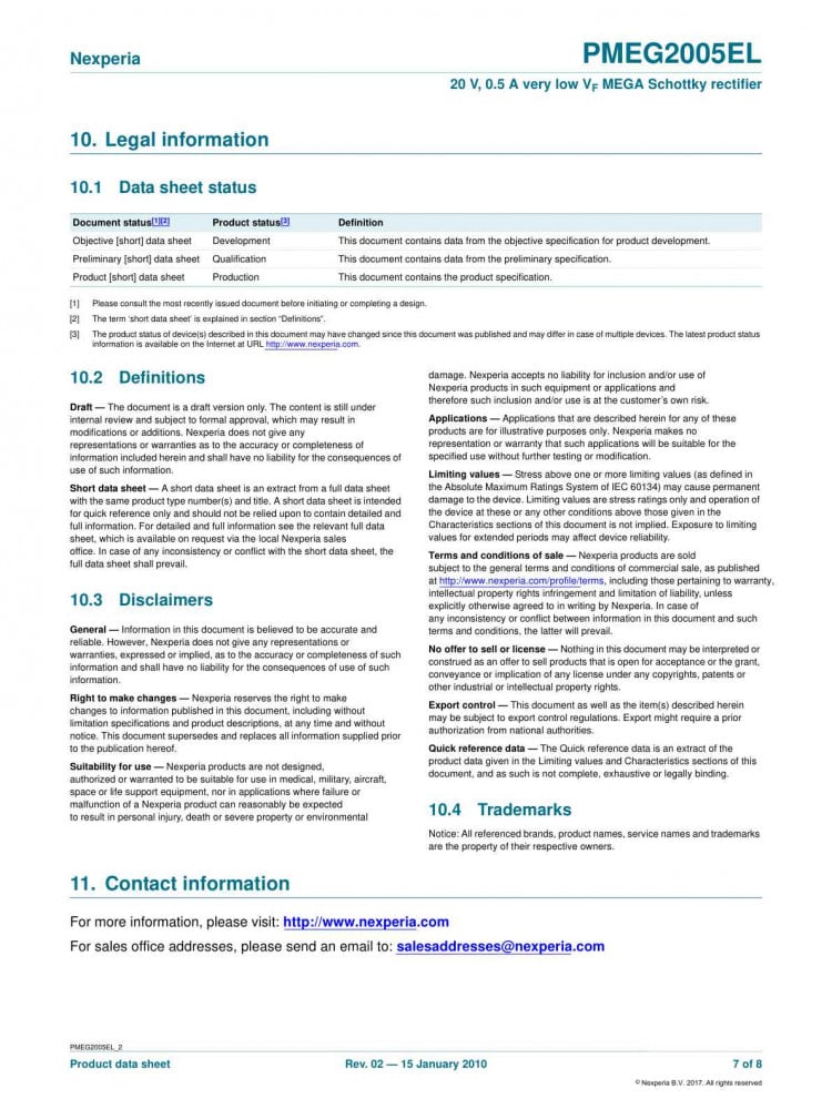 PMEG2005EL datasheet page 7