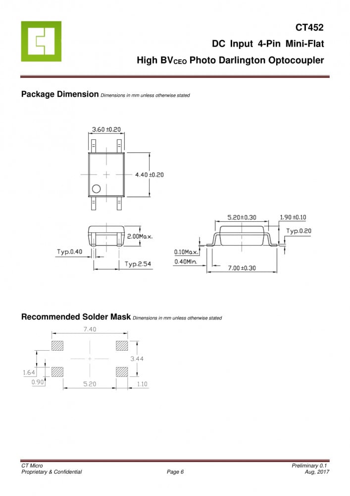 CT452(T1) datasheet page 6