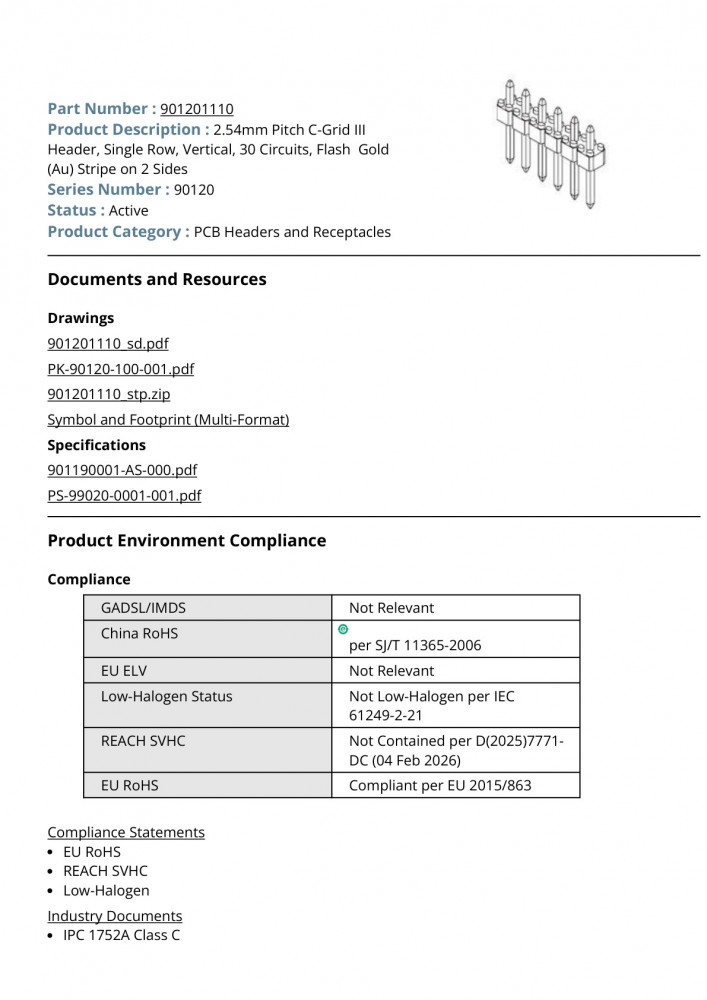 901201110 technical document page 1