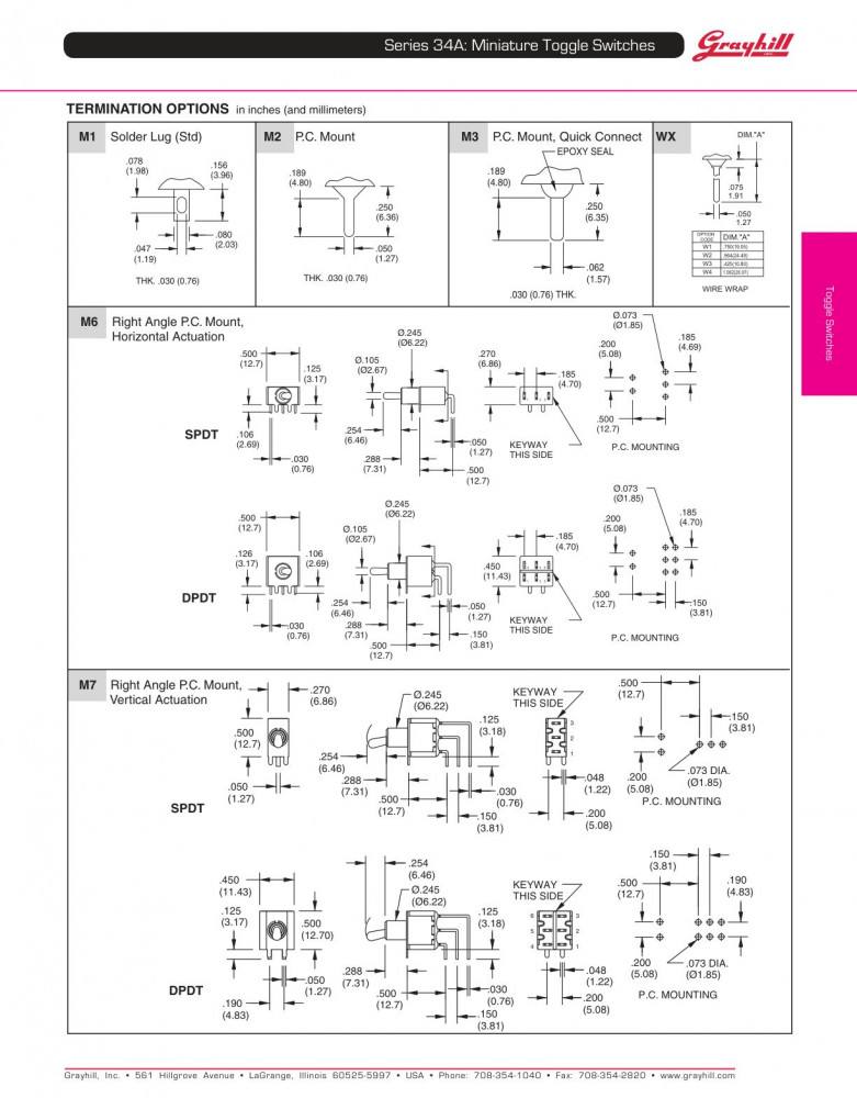 Grayhill Series 34A datasheet page 4
