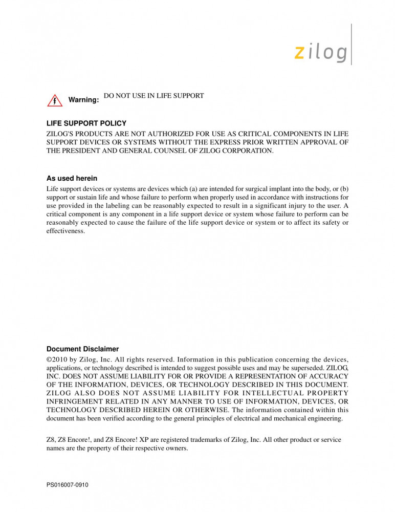 ZHX1820 datasheet page 2
