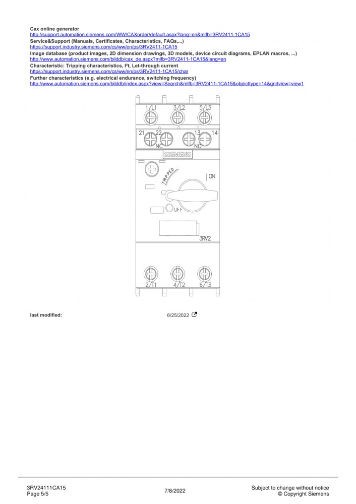 3RV24111CA15 datasheet page 5