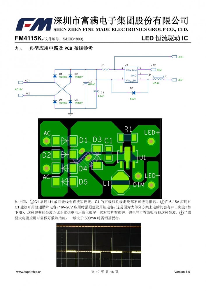 FM4115K datasheet page 10