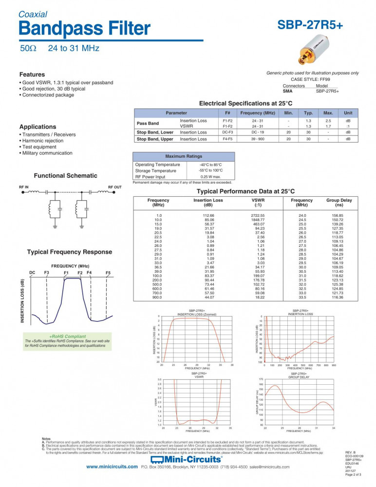 SBP-27R5+ technical document page 2