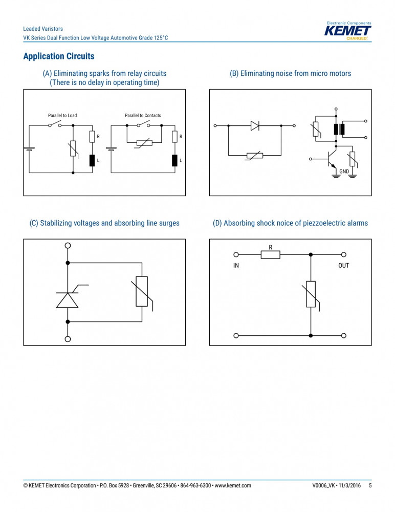 KEMET VK series datasheet page 5