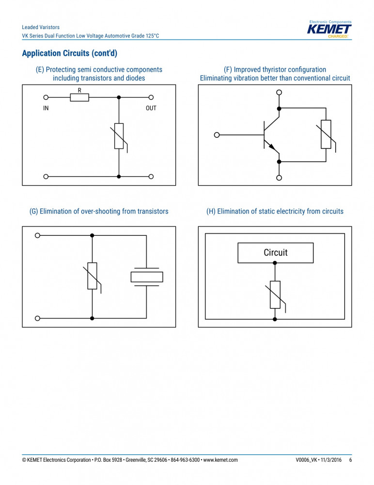 KEMET VK series datasheet page 6
