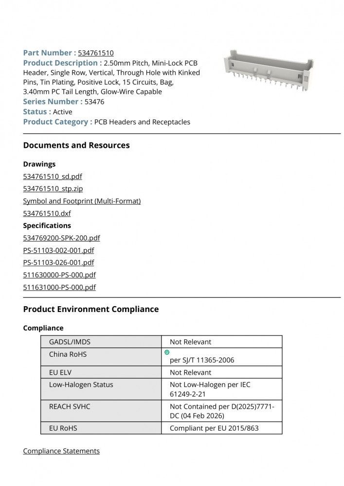 534761510 technical document preview, page 1