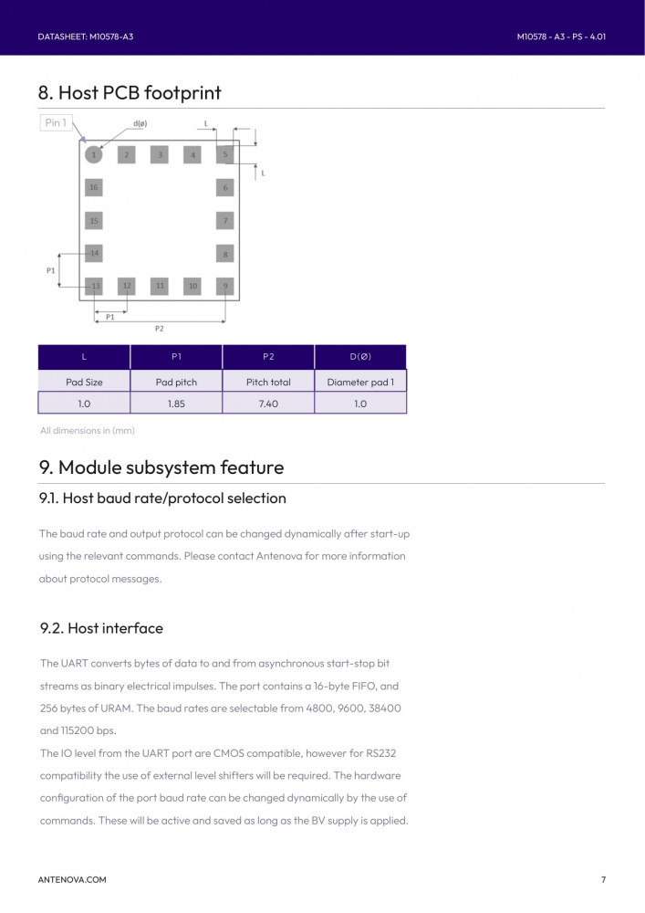 M10578-A3 datasheet page 7
