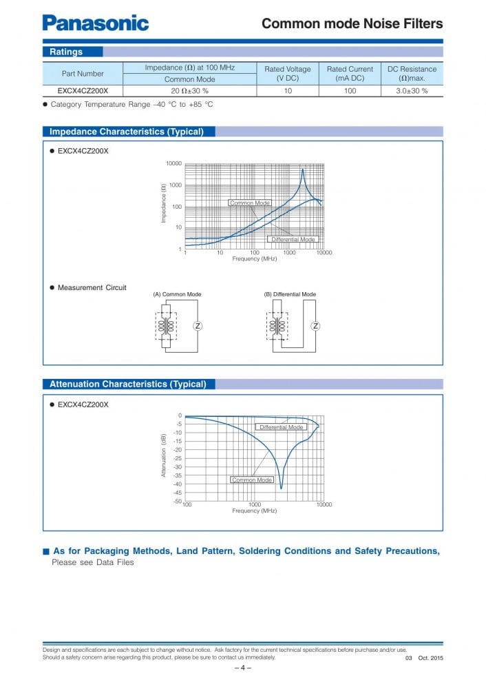 PANASONIC EMC Components catalog page 5