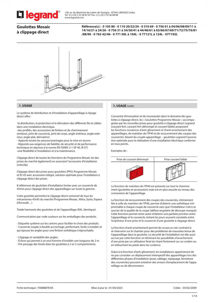 Technical document page 1