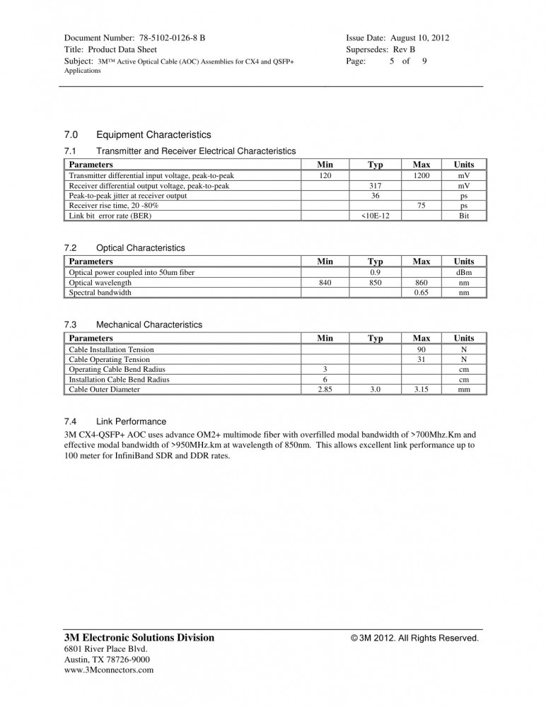3M 6A24-B0421-060.0-0 technical document page 6