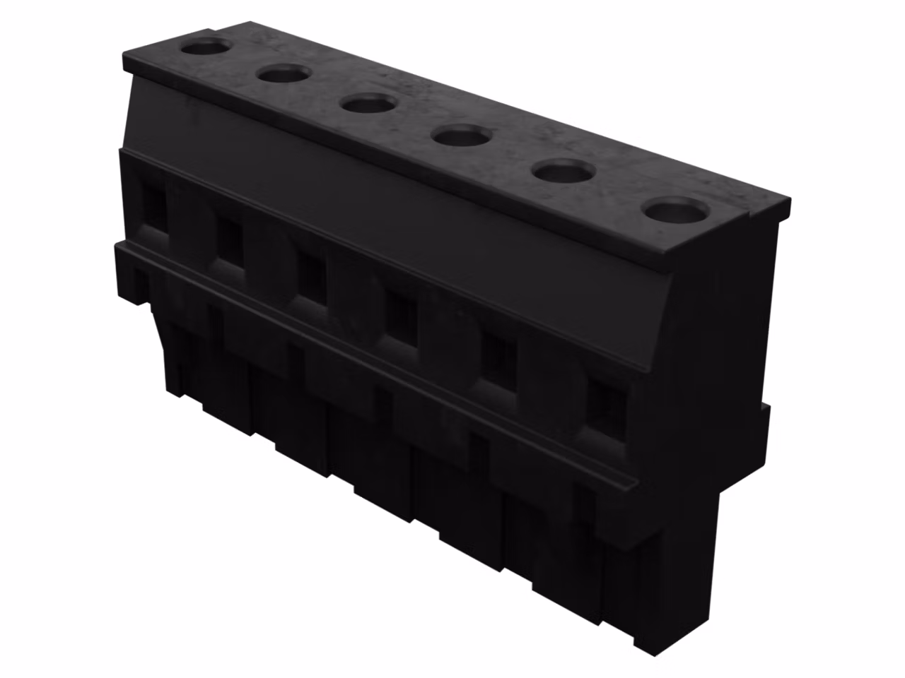 7.50mm Beau Eurostyle Pluggable Terminal Block, 270° Wire Entry, 6 Circuits for sale