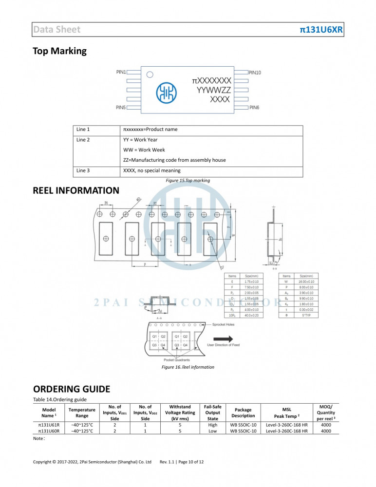 π131U60R datasheet page 10