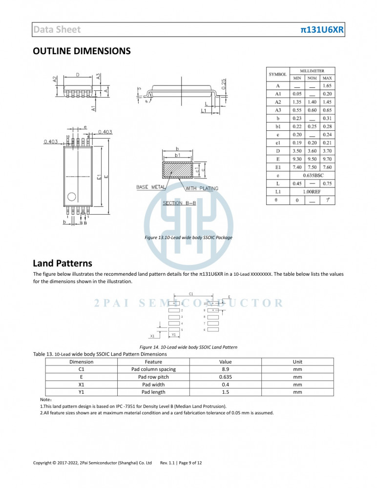 π131U60R datasheet page 9