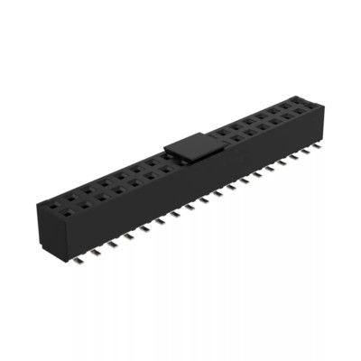 Milli-Grid Vertical Receptacle, 2.00mm Pitch, Dual Row, Surface Mount, Top/Bottom Entry, with Cap, Tube, 0.38µm Gold (Au) Plating, 46 Circuits, Lead-Free