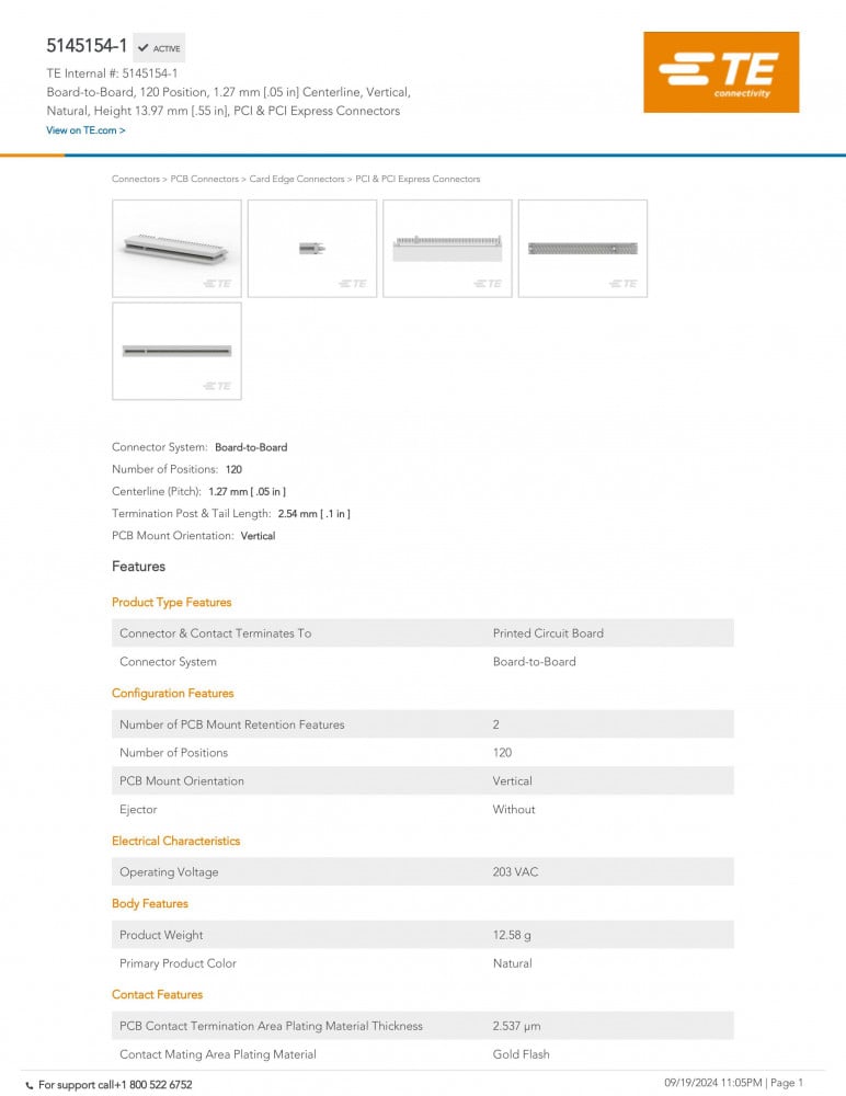 5145154-1 technical document page 1