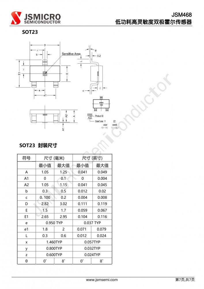 JSM468 datasheet page 7