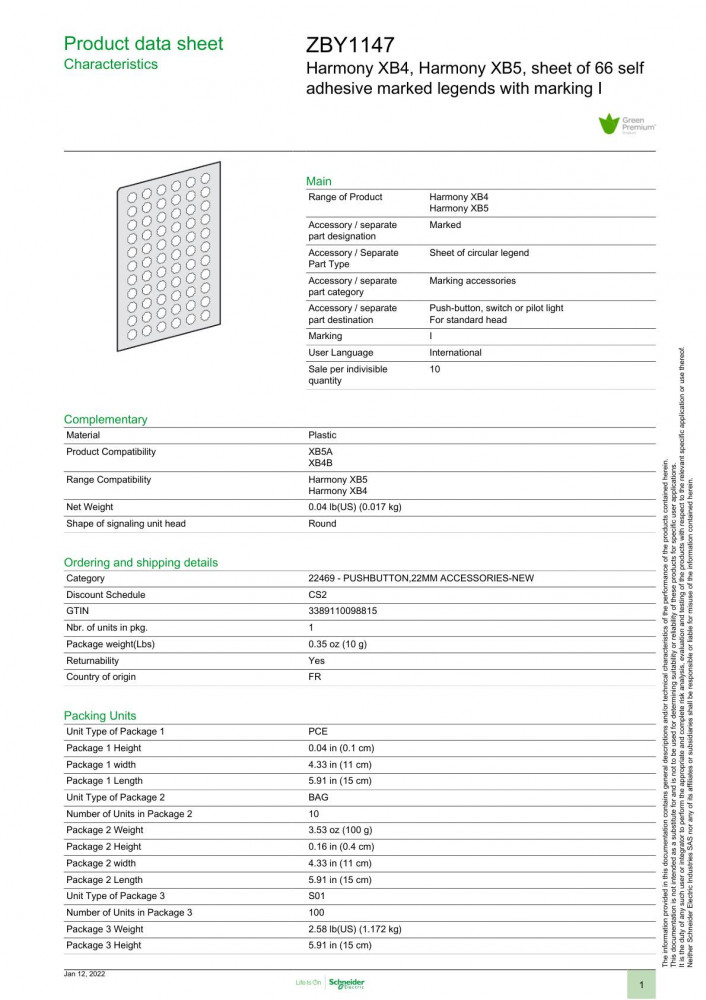 ZBY1147 technical document page 1