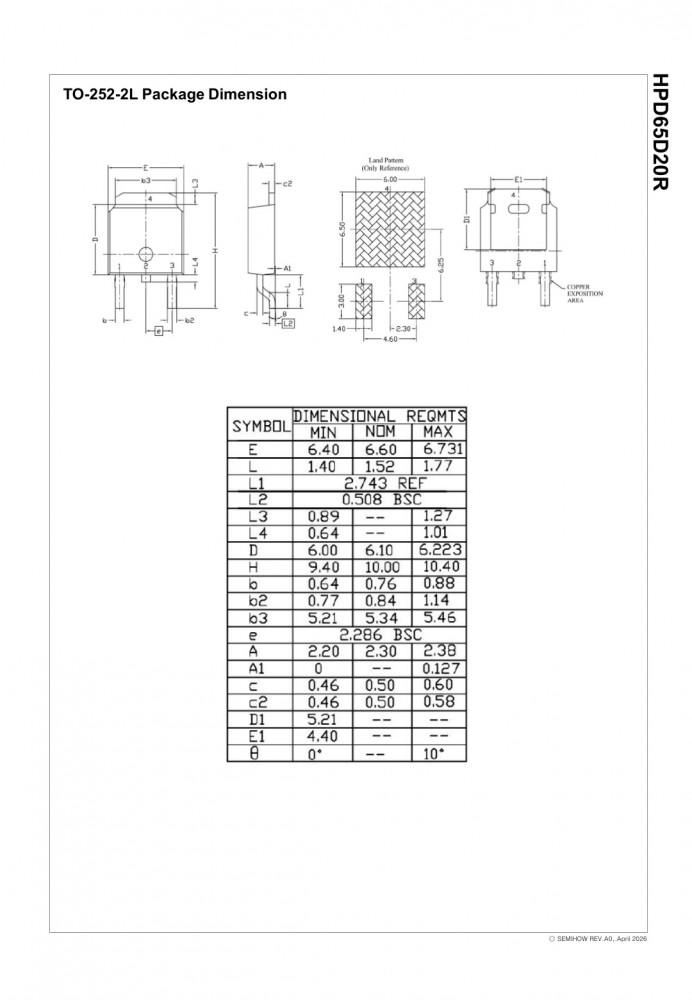 HPD65D20R technical document page 5