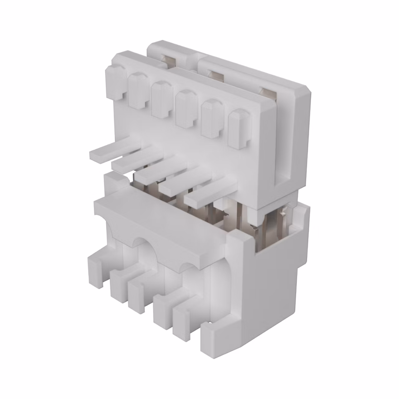 Appli-Mate RAST Power IDT Housing, 5.00mm Pitch, Direct/Indirect, Female, 3 Circuits, Fully Coded, Latch Between Circuits 1 and 2, Open End Walls for sale