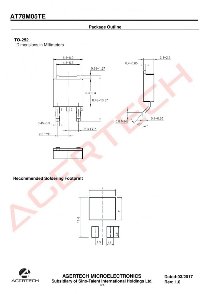 AT78M05TE datasheet page 4