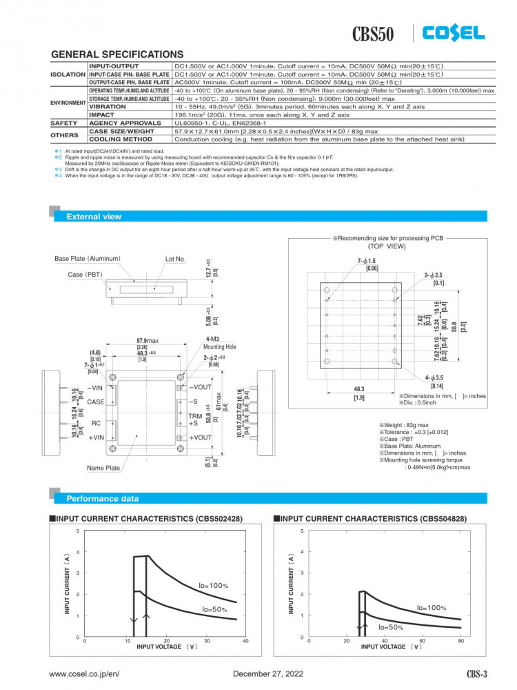 CBS series datasheet page 3
