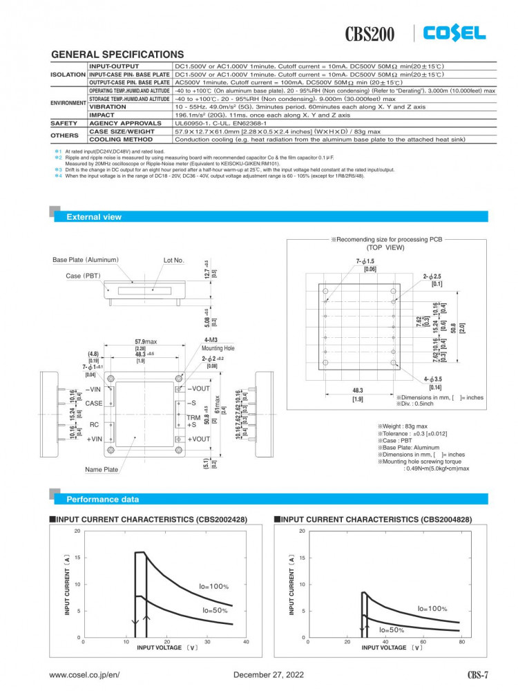 CBS series datasheet page 7