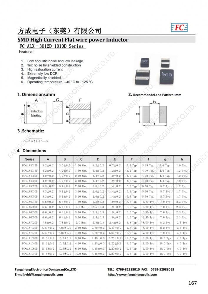 FANGCHENG datasheet page 1