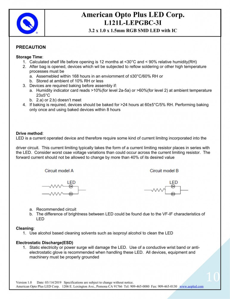 L121L-LEPGBC-3I datasheet page 10