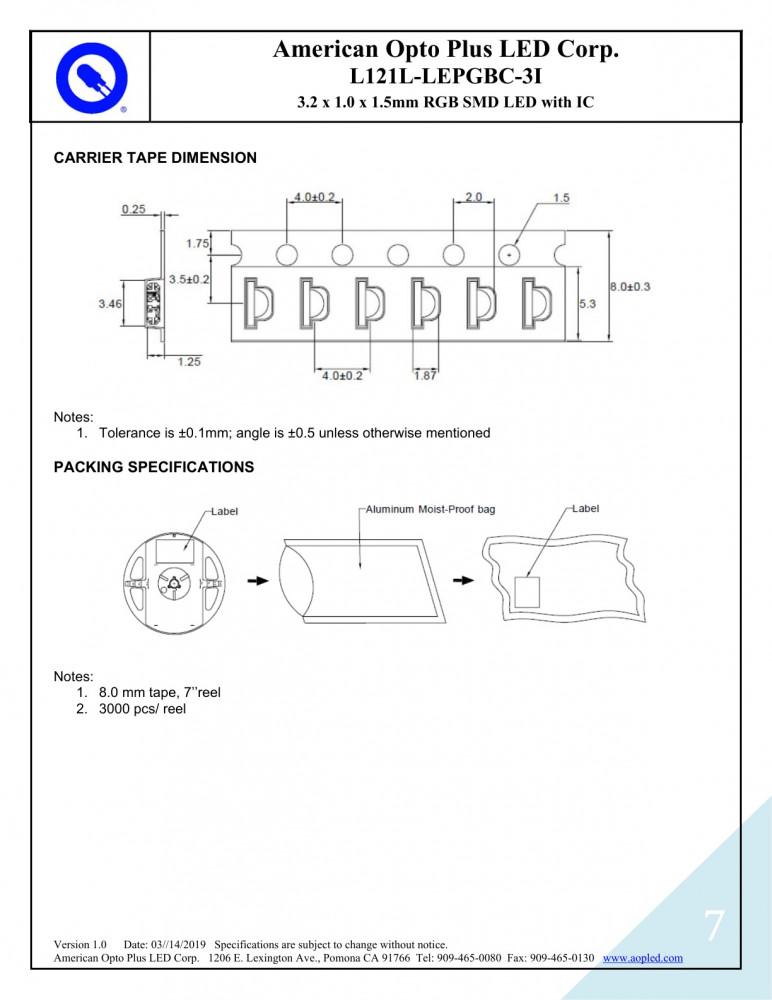 L121L-LEPGBC-3I datasheet page 7