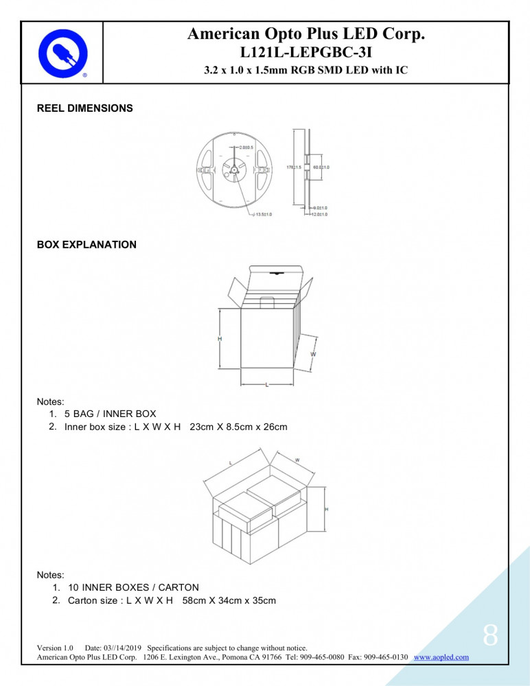 L121L-LEPGBC-3I datasheet page 8