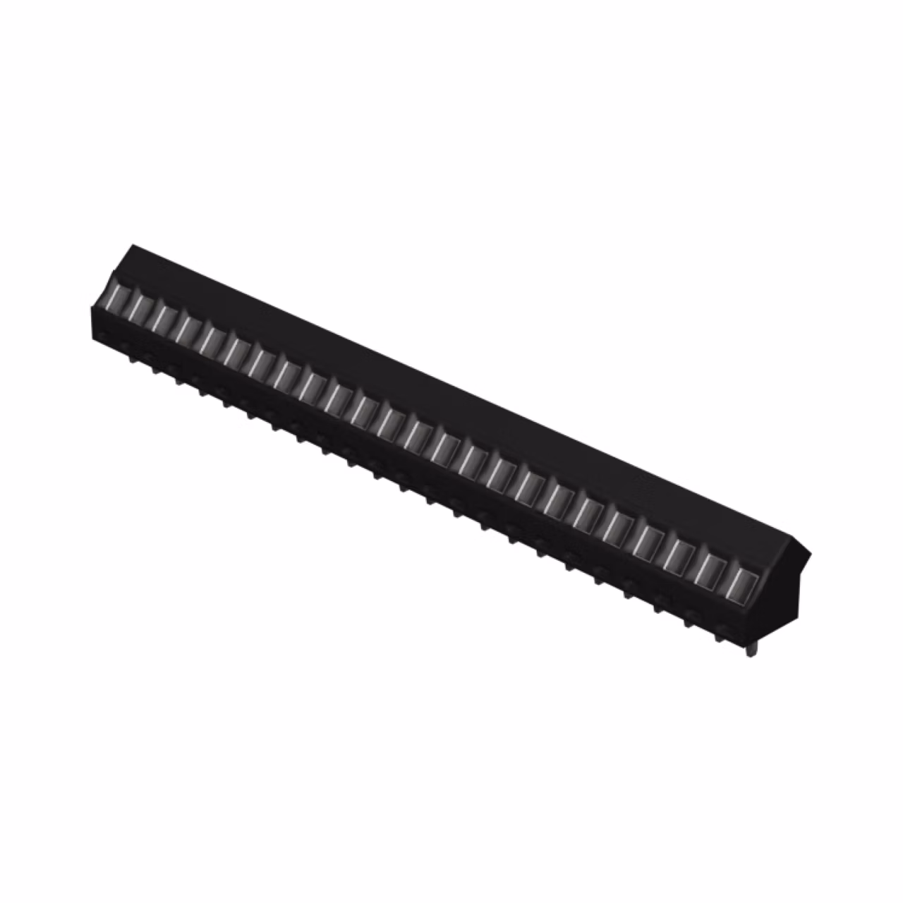 5.00mm Pitch Eurostyle 45° Wire Entry Fixed Mount PCB Terminal Block, 24  Circuits for sale
