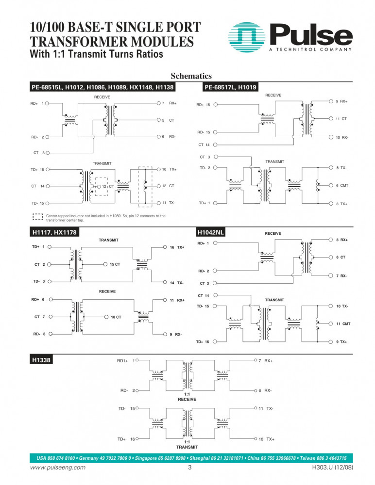 HX1148 technical document page 3