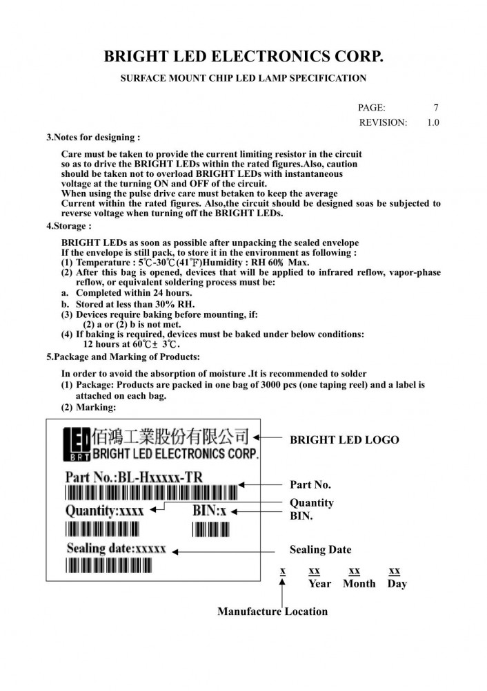 BL-HZ432B-TRB specification page 6