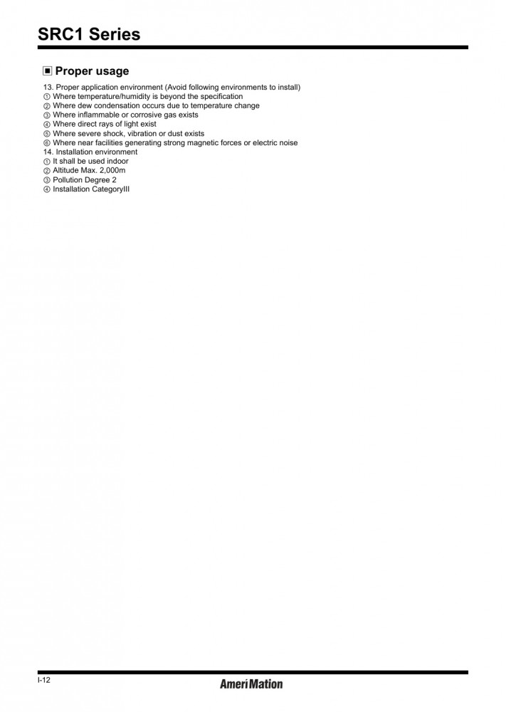 SRC1 Series technical document, page 4