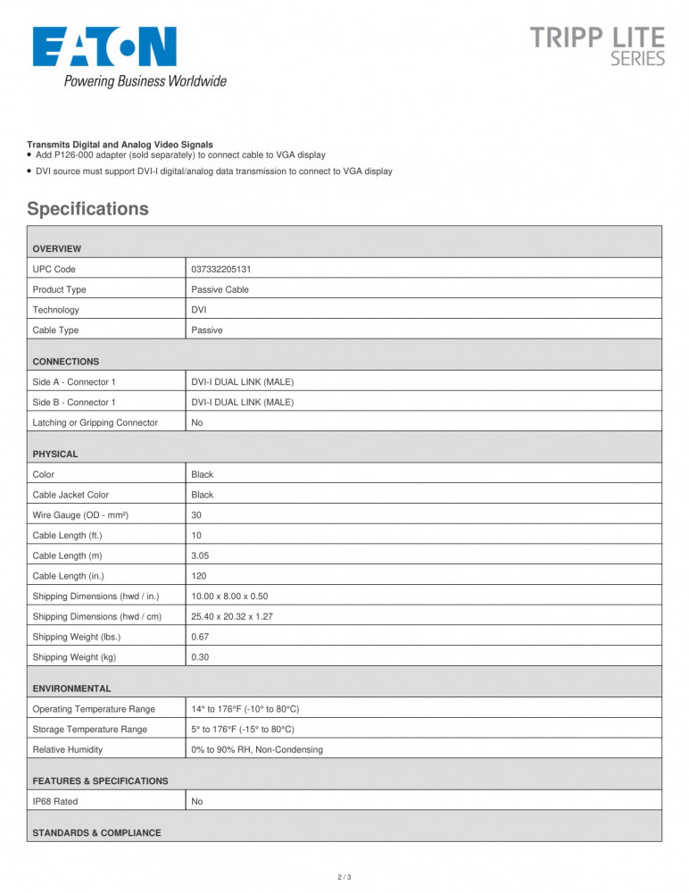 P560-010-DLI technical document page 2
