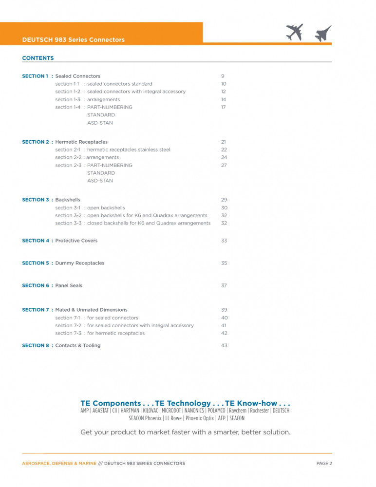 DEUTSCH 983 Series documentation page 2